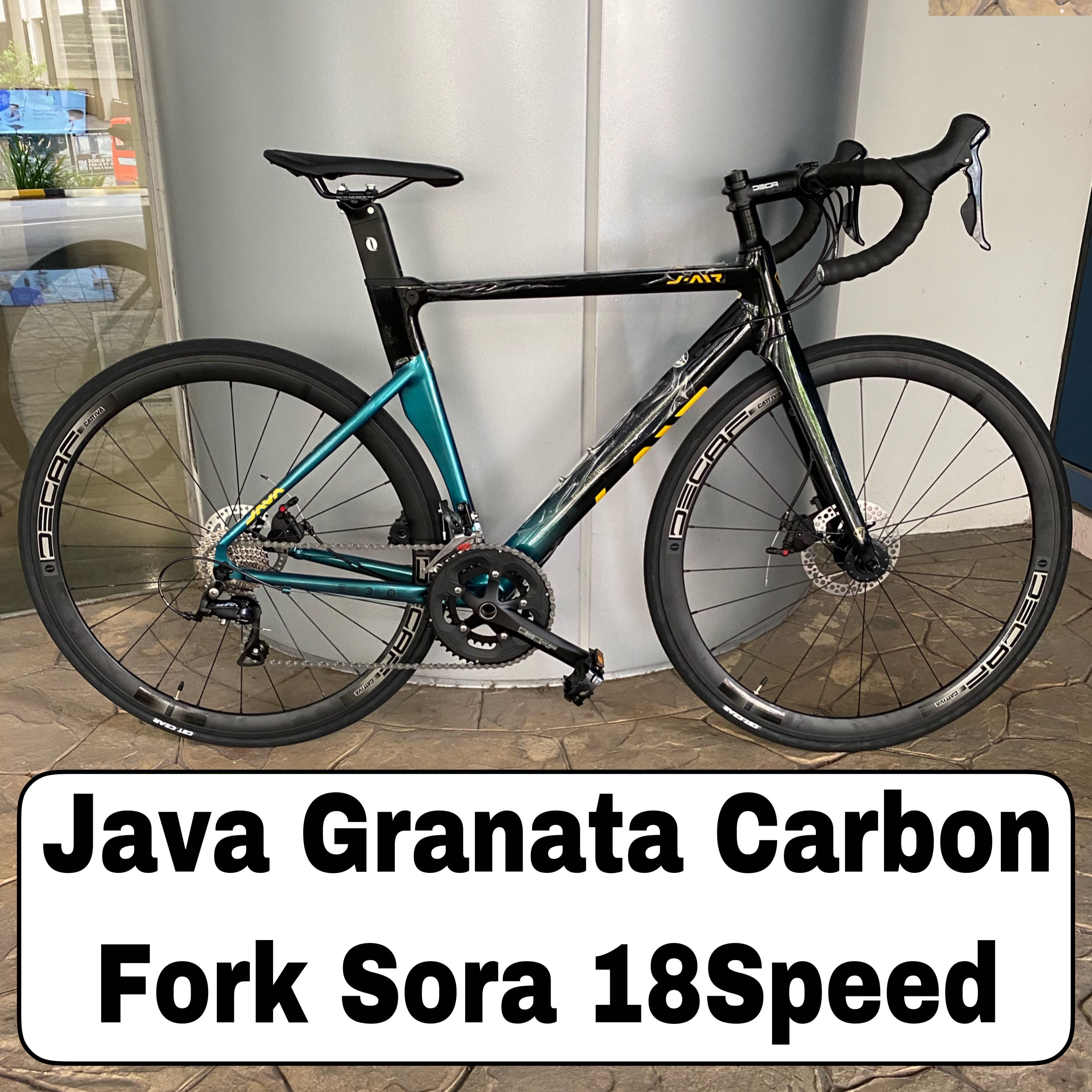[Clearance Price] Java Granata Carbon Fiber Fork | 18 Speed Shimano ...