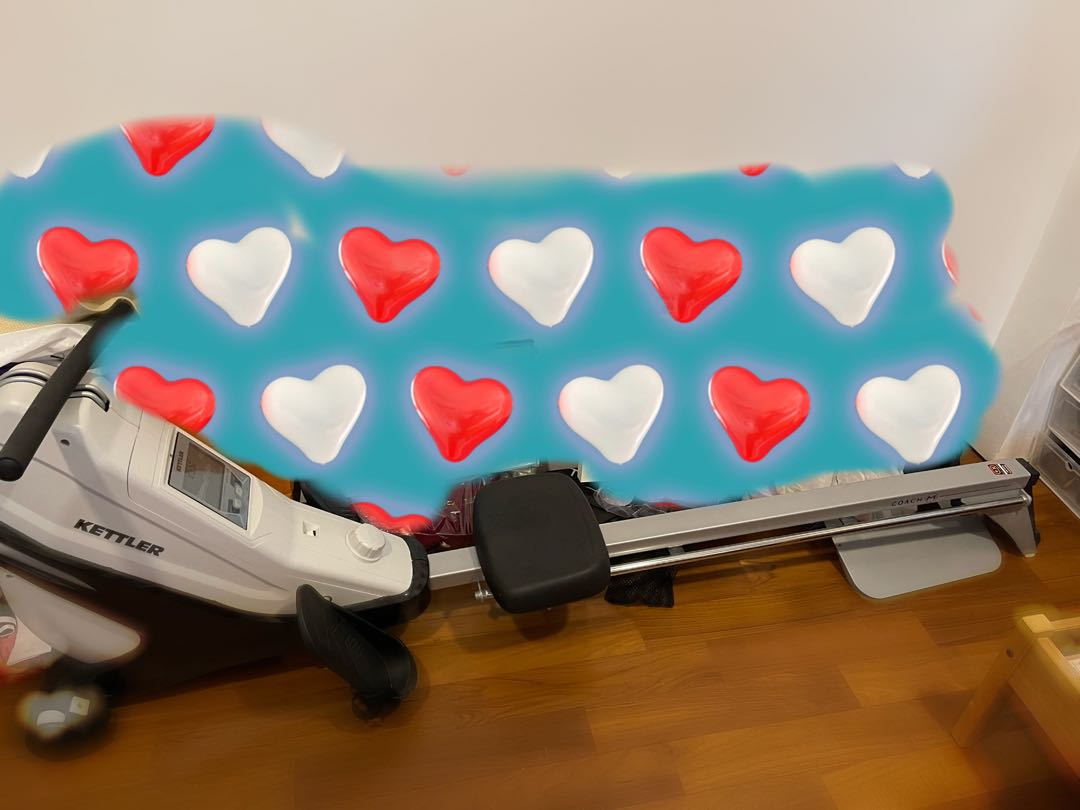 Kettler Coach M Rower( rowing machine), Sports Equipment, Exercise ...