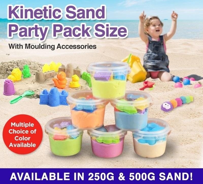 Kinetic Sand Party Pack with Accessories Birthday Goodie Bag Sensory ...