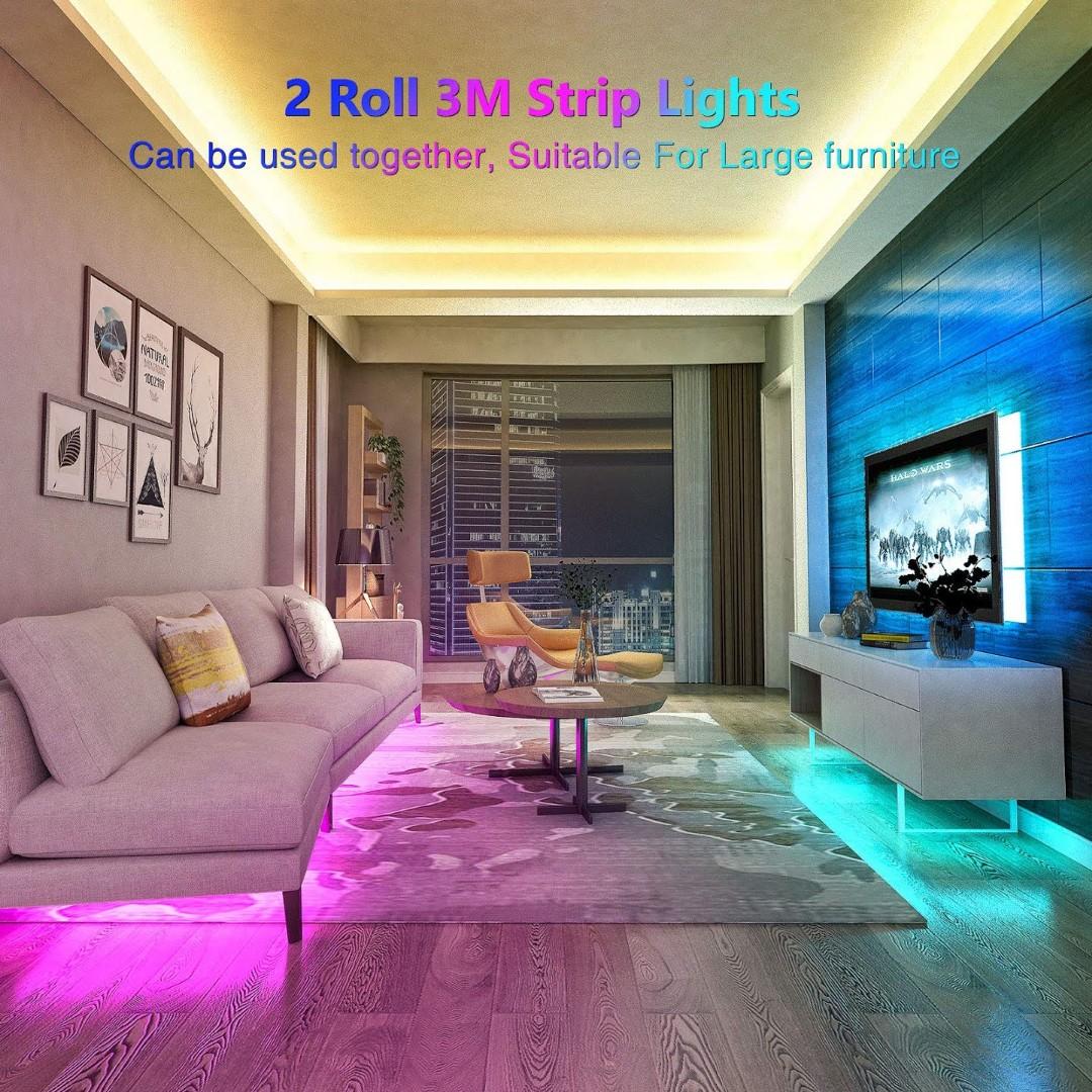 LED STRIP LIGHT , OMERIL LED STRIP LIGHT WITH REMOTE FOR HOME , ROOM ...
