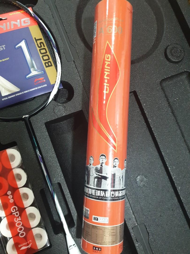 Li Ning Tectonic 9 VIP set, Sports Equipment, Sports & Games, Racket ...