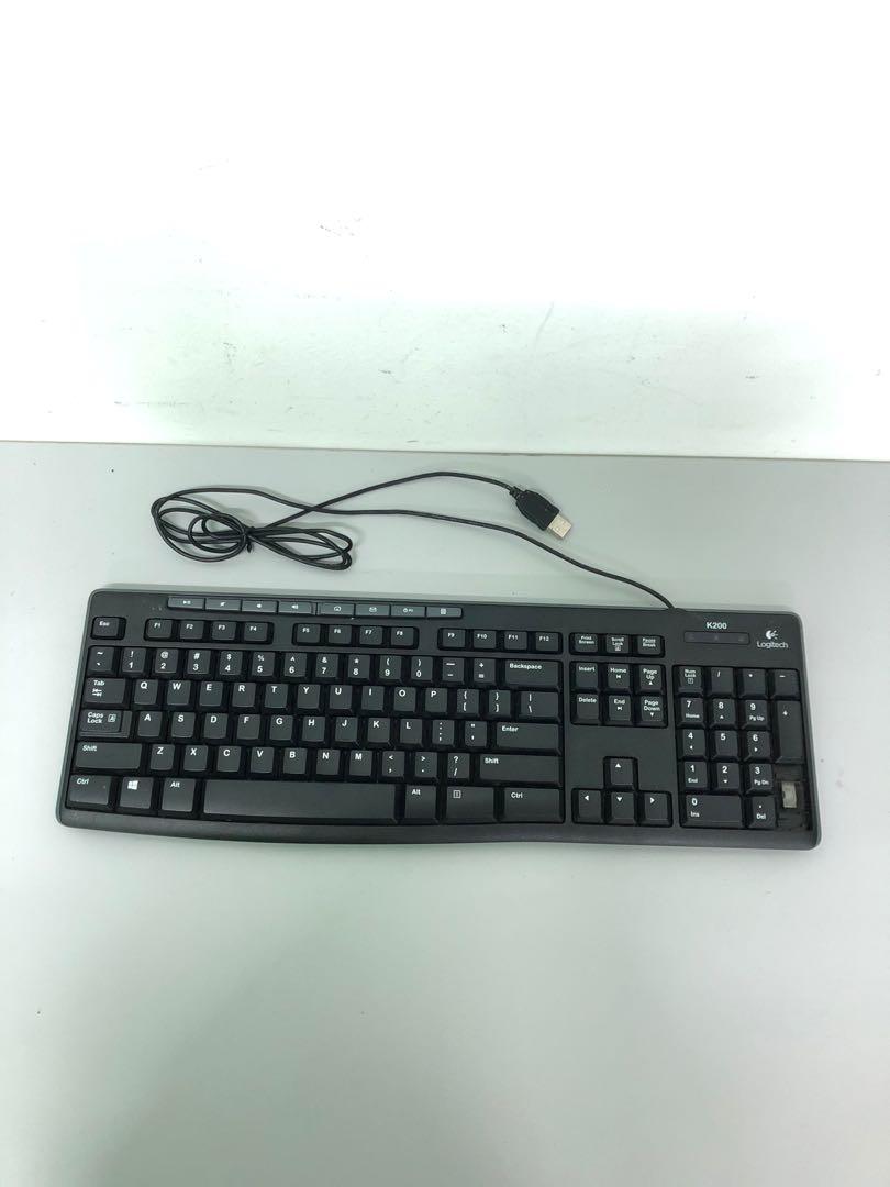 Logitech Media Keyboard K200 Computers And Tech Parts And Accessories Computer Keyboard On Carousell