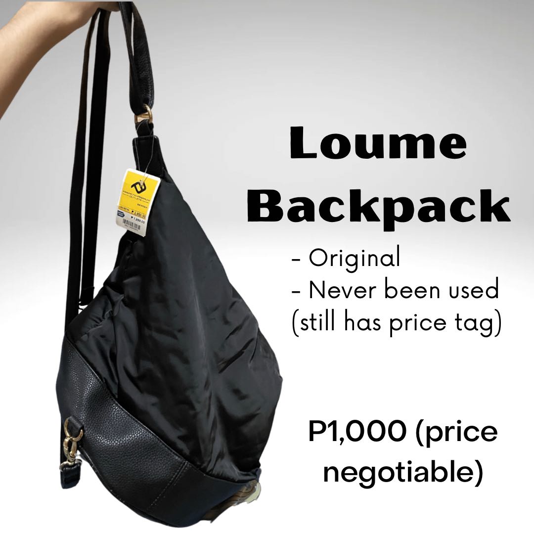 LOUME Backpack, Women's Fashion, Bags & Wallets, Backpacks on Carousell