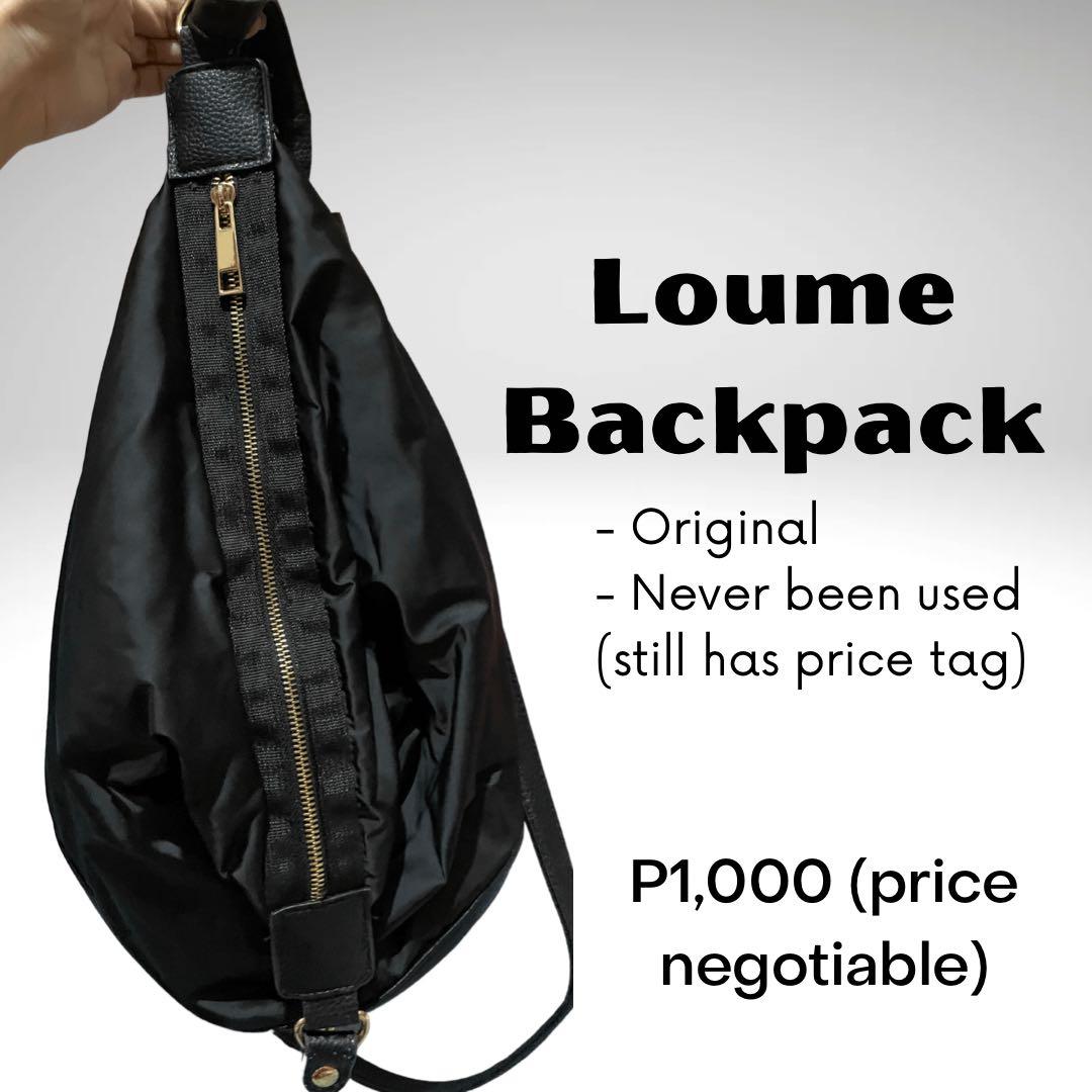 LOUME Backpack, Women's Fashion, Bags & Wallets, Backpacks on Carousell