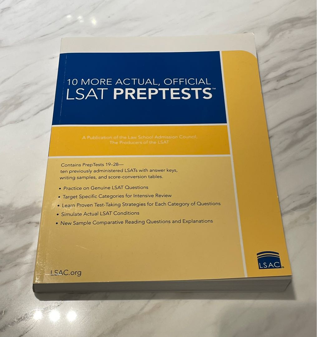 LSAT Prep Test, Hobbies & Toys, Books & Magazines, Textbooks on Carousell