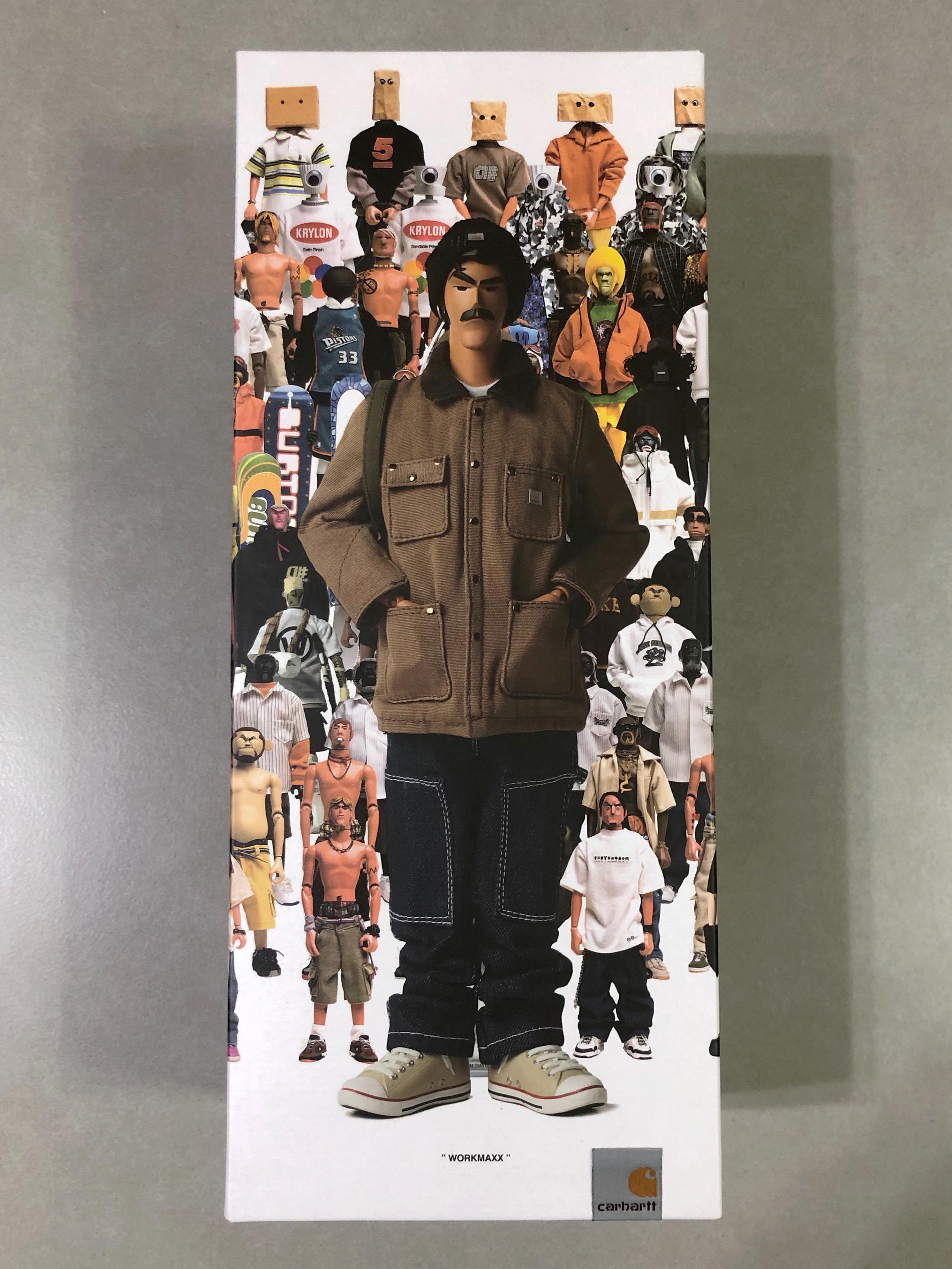 Michael Lau - crazysmiles gardener x carhartt WORK MAXX 12" Action Figure / 搪膠 Sofvi Sofubi, 興趣及 ...