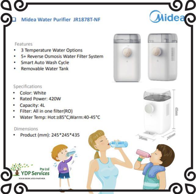 MIDEA JR1878T-NF INSTANT HOT WATER DISPENSER Display Set $270, TV ...