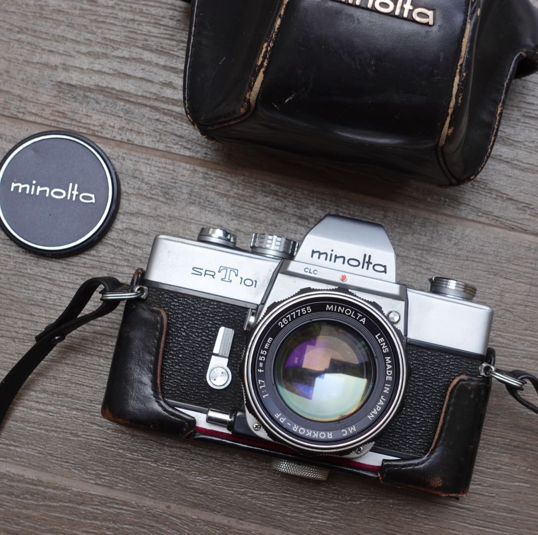 Minolta SRT 101 with 55mm f/1.7 lens [35mm Film Camera], Photography ...