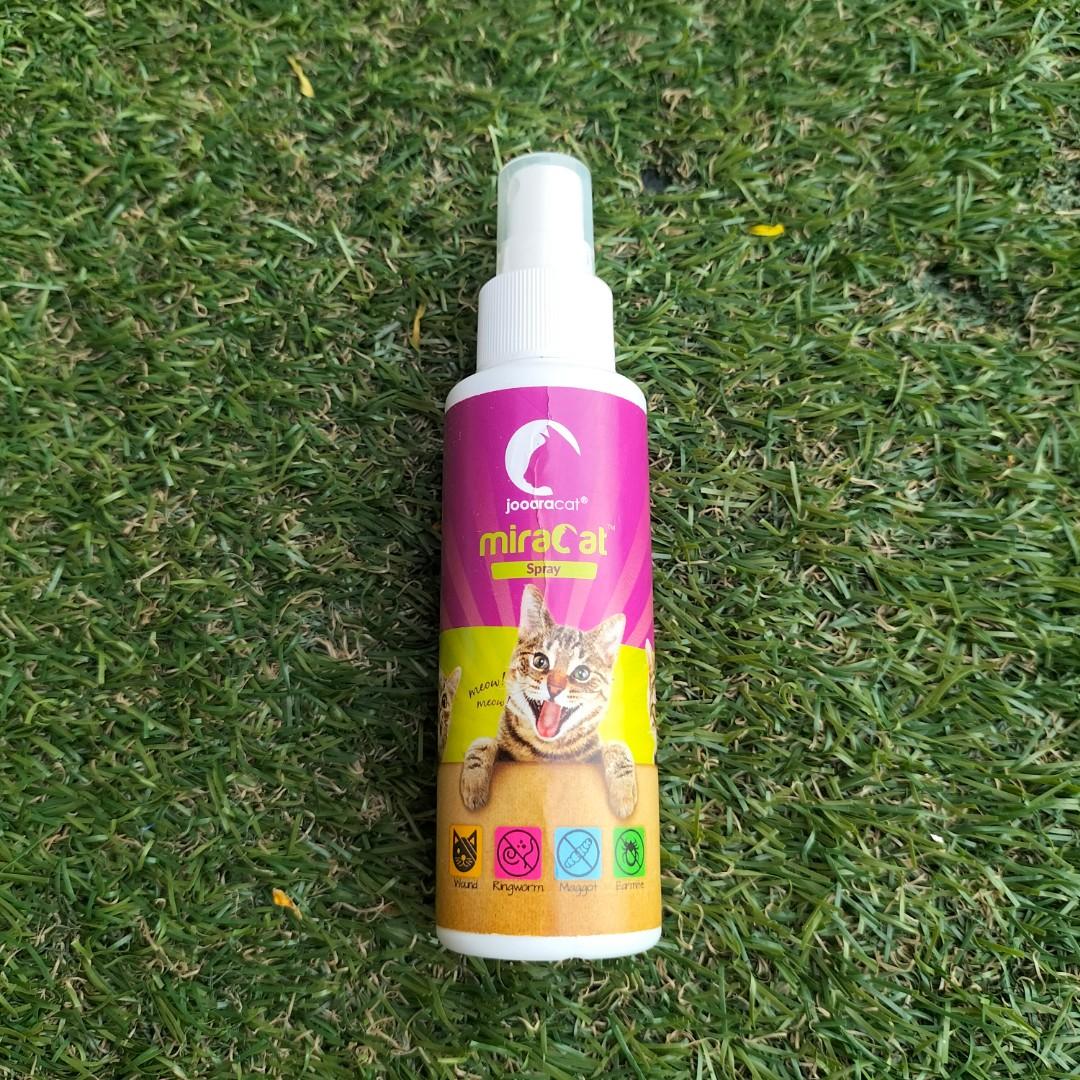 MiraCat Spray for pets (Wound/Ringworm/Maggot/Earmite) All Natural, Pet ...