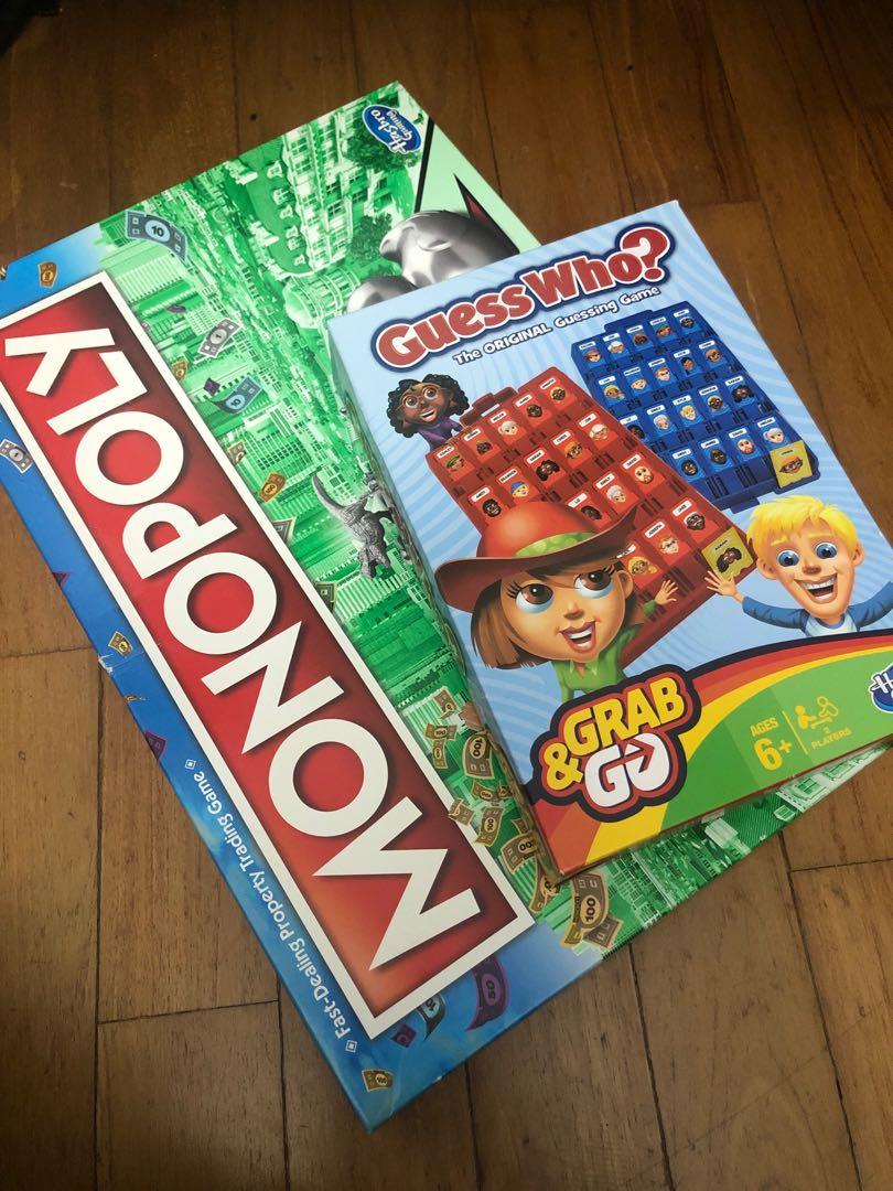 Monopoly Board Game and Guess Who, Hobbies & Toys, Toys & Games on ...