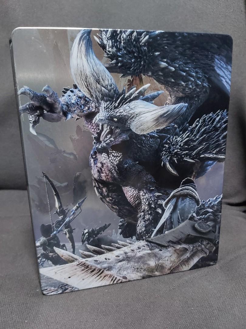Monster Hunter World Steelbook and Custom Jewel Case with Game, Video ...
