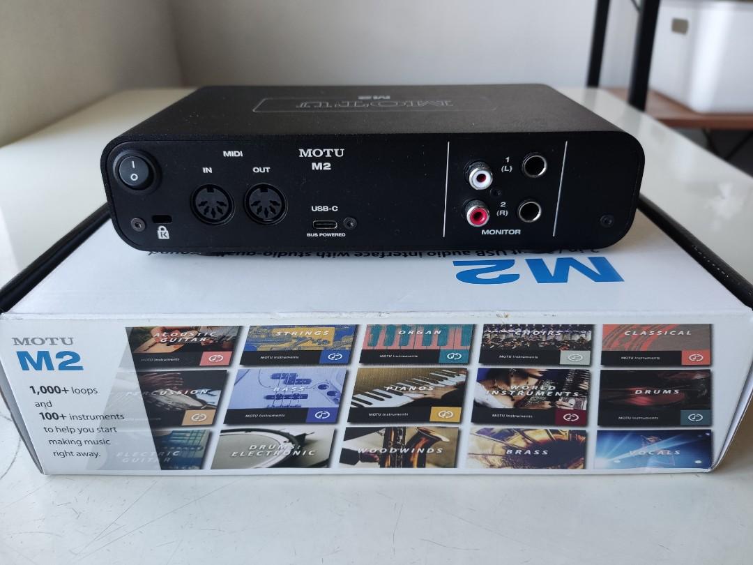Motu M2 Audio Interface, Audio, Portable Audio Accessories on Carousell