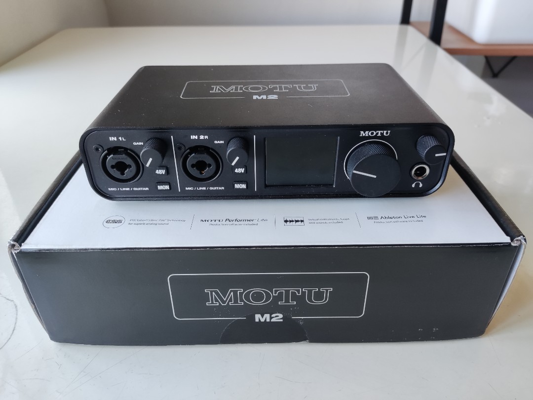 Motu M2 Audio Interface, Audio, Portable Audio Accessories on Carousell