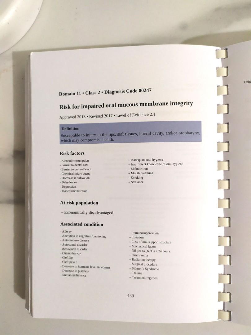 NANDA International Nursing Diagnoses: Definitions & Classification, 2018-2020 11th Edition ...