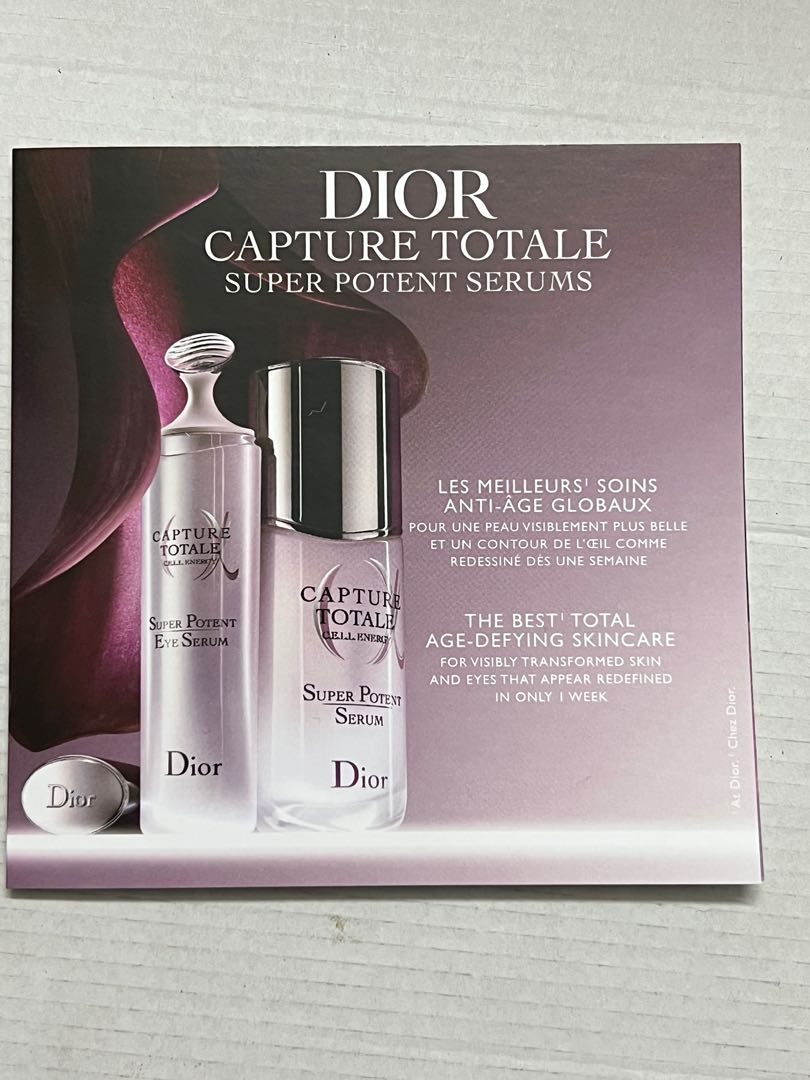(New) Dior Capture Totale Super Potent Sample Set, 美容＆化妝品, 健康及美容 - 皮膚護理 ...