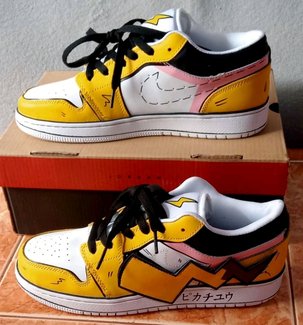 Nike Low Picachu, Men's Fashion, Footwear, Sneakers on Carousell