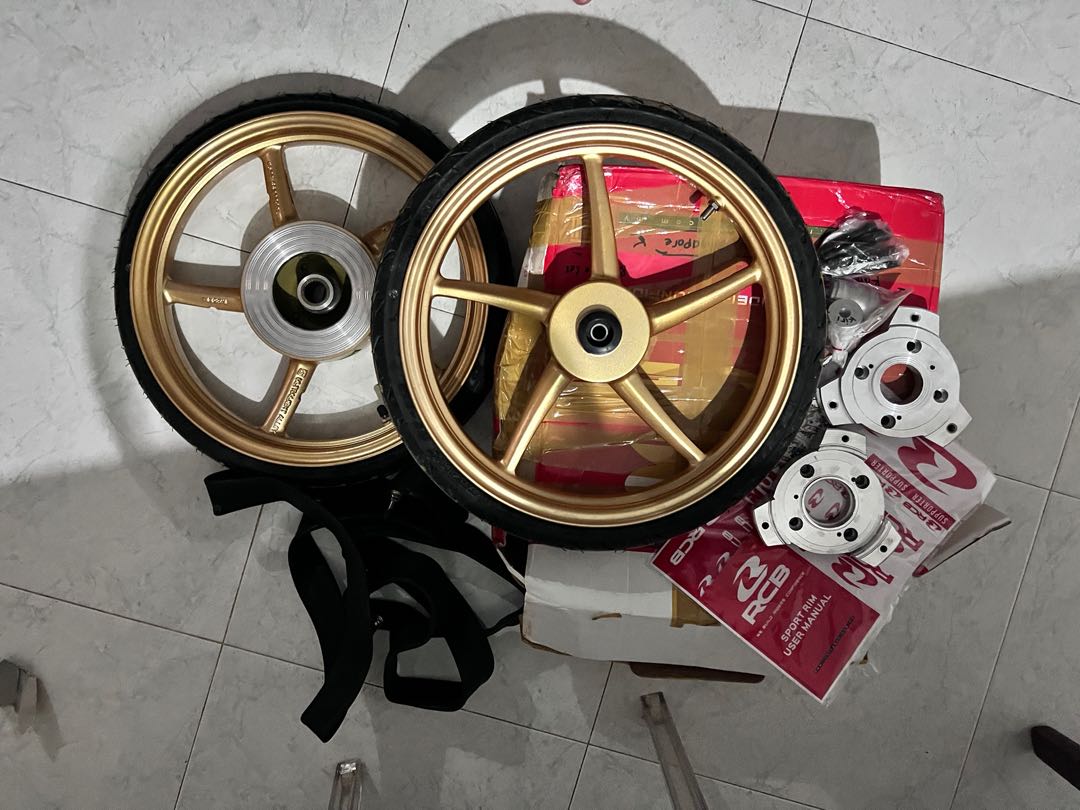 Nmax v1 RCB SP522 rim, Motorcycles, Motorcycle Accessories on Carousell