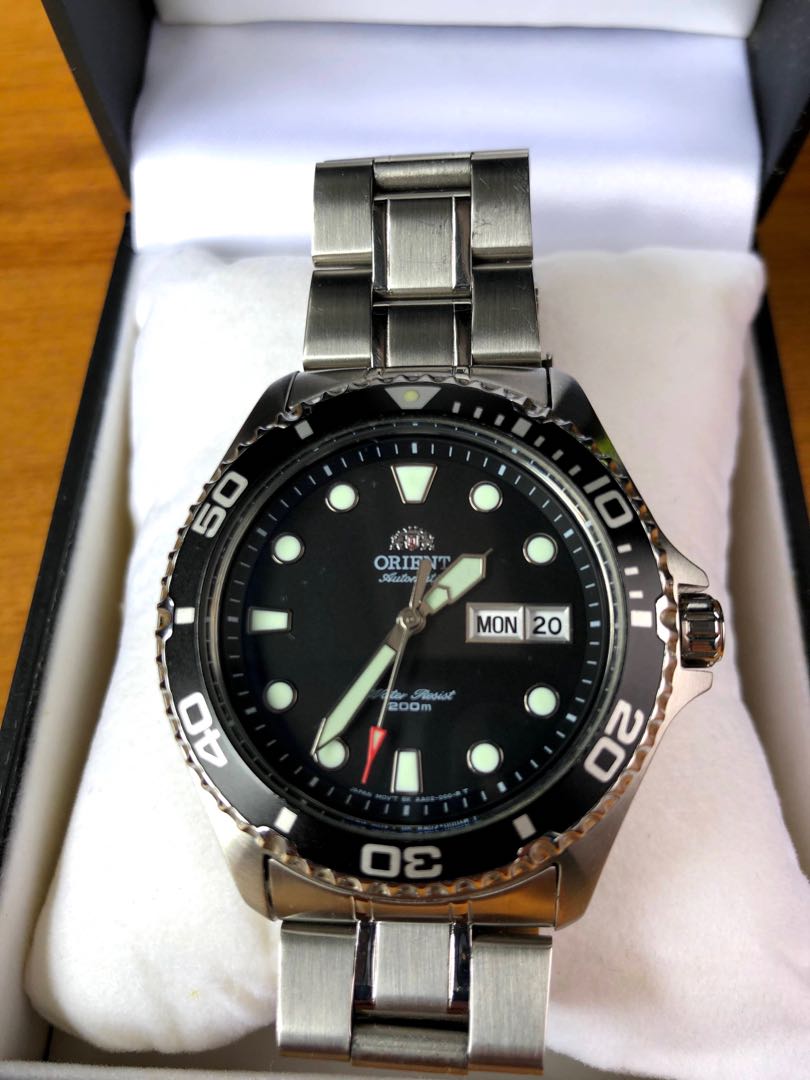 Orient Ray 2 Black, Men's Fashion, Watches & Accessories, Watches on ...