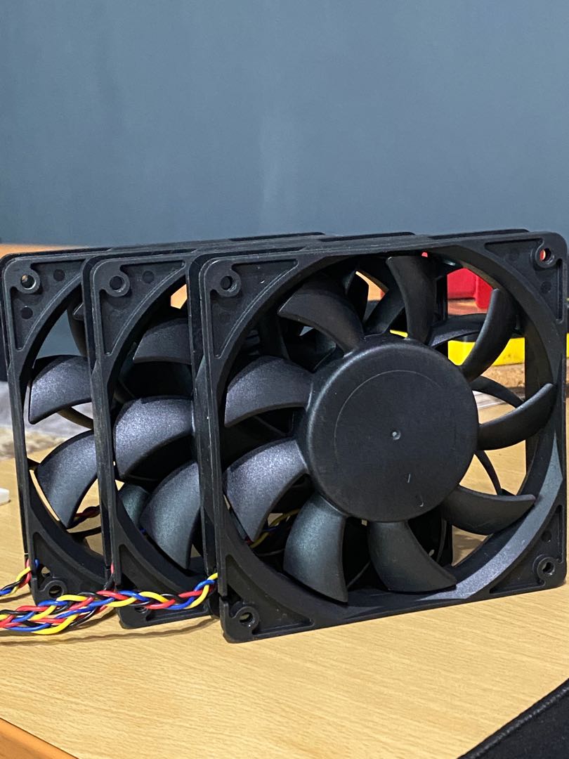 PC fans (120mm) Delta FFB1212EH, Computers & Tech, Parts & Accessories ...