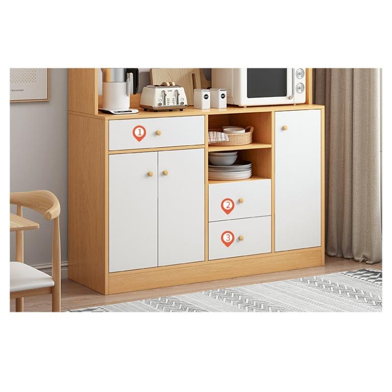 Penelope Kitchen Cabinet 3/5 Door, Furniture & Home Living, Furniture ...