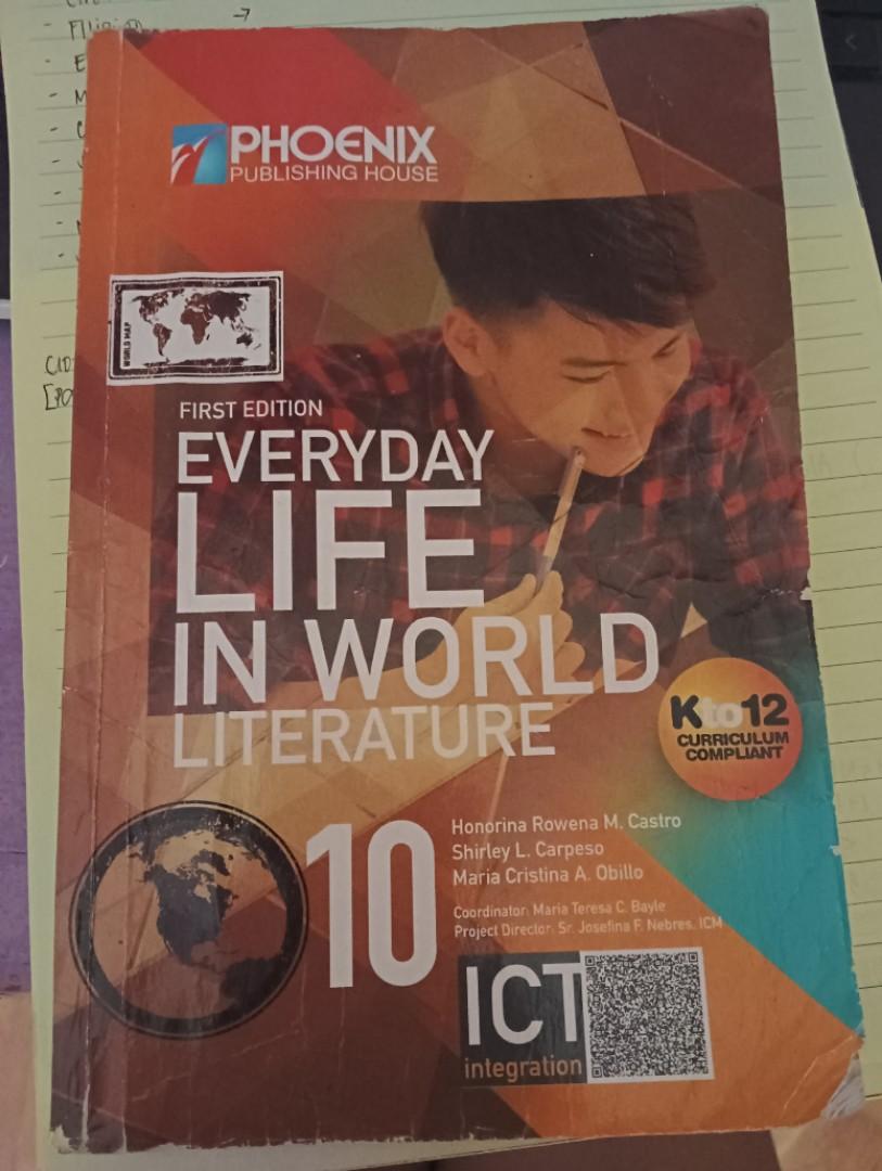 PHOENIX ENGLISH BOOK (GRADE 10) Everyday Life in World of Literature ...