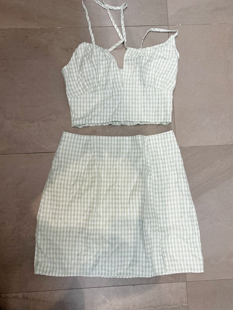 plaid summer coords, Women's Fashion, Dresses & Sets, Sets or ...