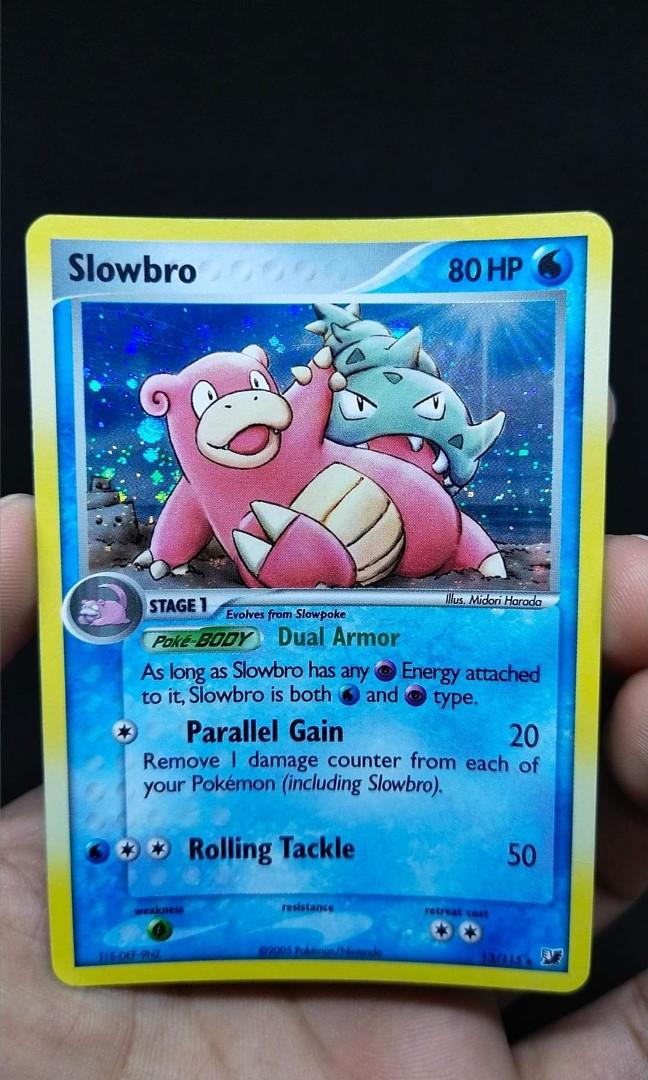 Pokemon Card - SLOWBRO #13 - HOLO (EX UNSEEN FORCES) YEAR 2005, Hobbies ...