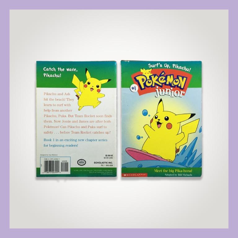 Pokemon Junior Book #1: Meet the Big Pika-Huna, Hobbies & Toys, Books ...