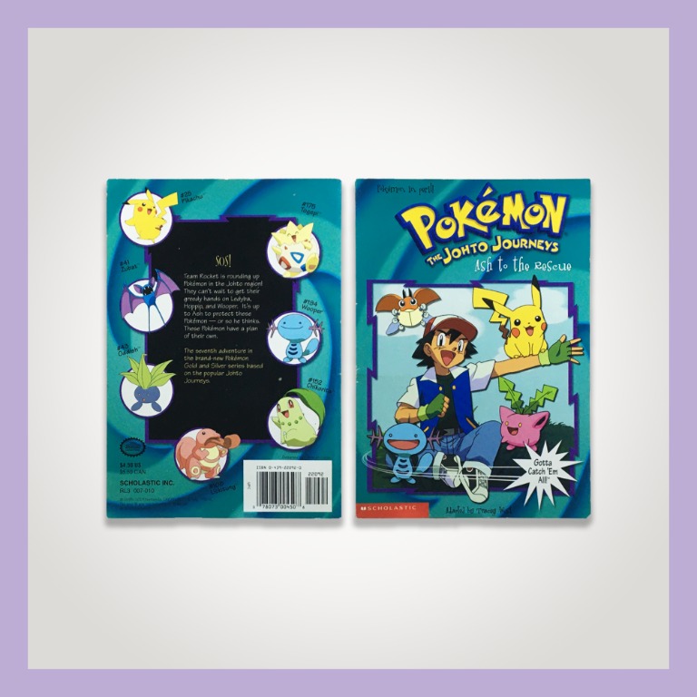 Pokemon The Johto Journeys: Ash to the Rescue, Hobbies & Toys, Books ...