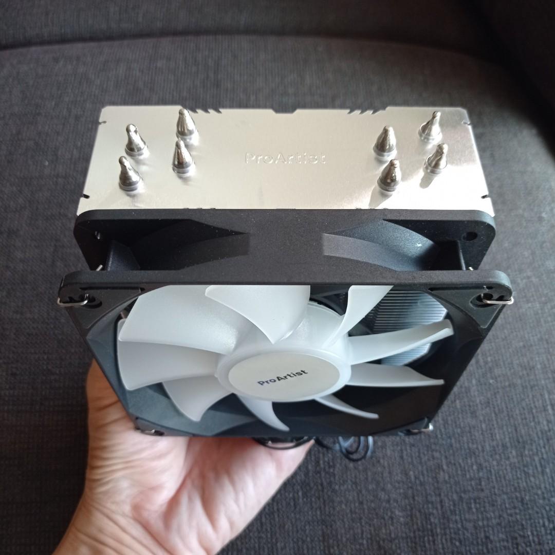 ProArtist Basic 3 - CPU Air Cooler 12cm ARGB Fan / 4 Heat pipes (Intel ...