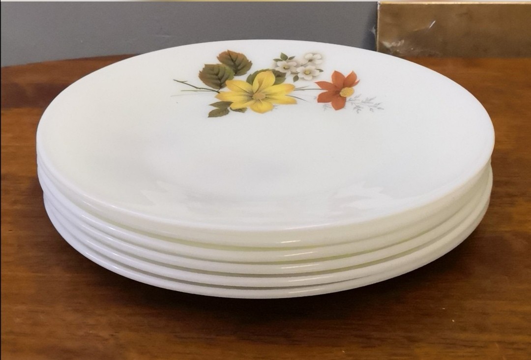 Pyrex Autumn Glory dinner plate 6, Furniture & Home Living, Kitchenware ...