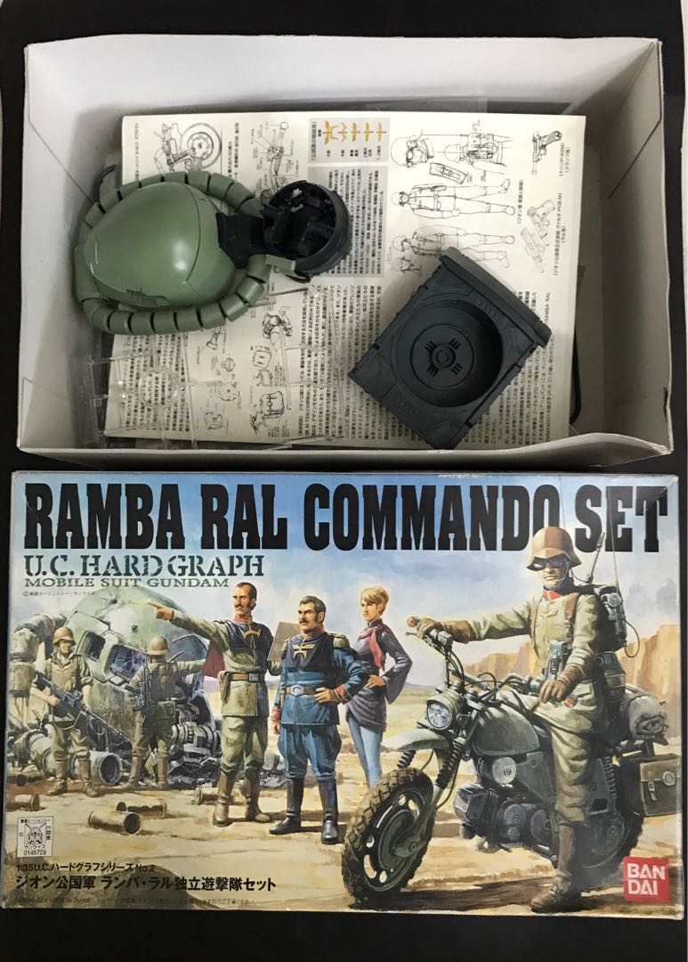 Ramba Ral Commando set bandai 1/35 UC Hardgraph gunpla gundam diorama ...