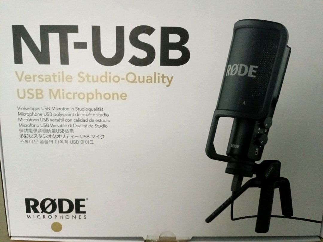 Rode NT-USB Versatile USB Condenser Microphone, Audio, Microphones on ...