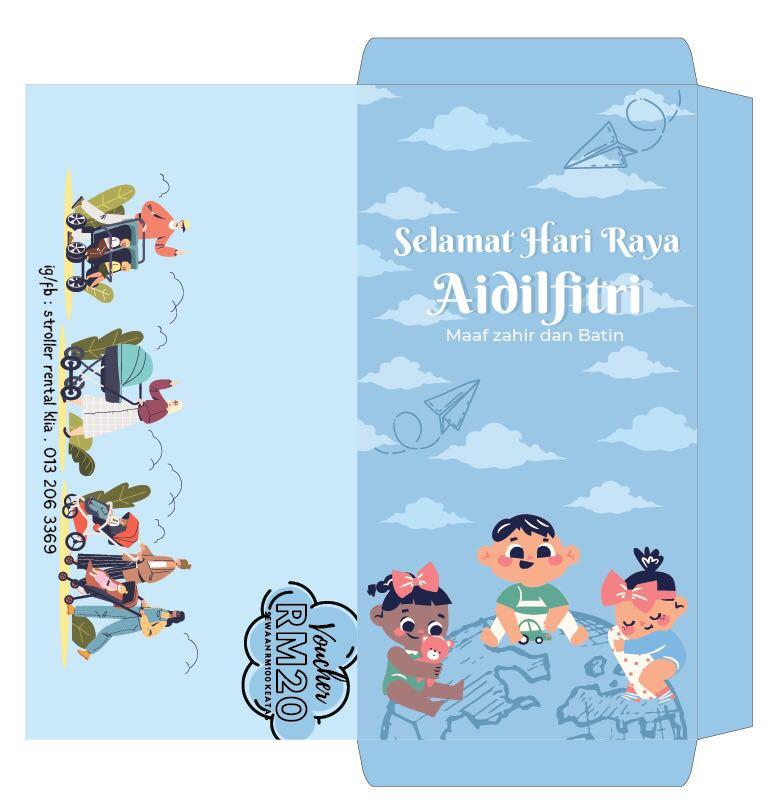 FREE Voucher Sampul Raya Angpow Angpaw, Hobbies & Toys, Books ...