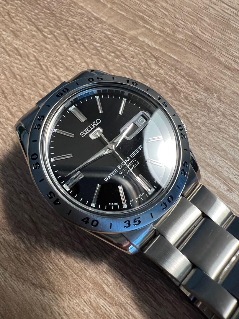 Seiko 5 GMT model SNKE01J1 Automatic stainless steel watch, Luxury ...