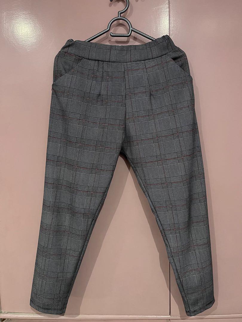 Semi formal checkered pants, Women's Fashion, Bottoms, Other Bottoms on ...