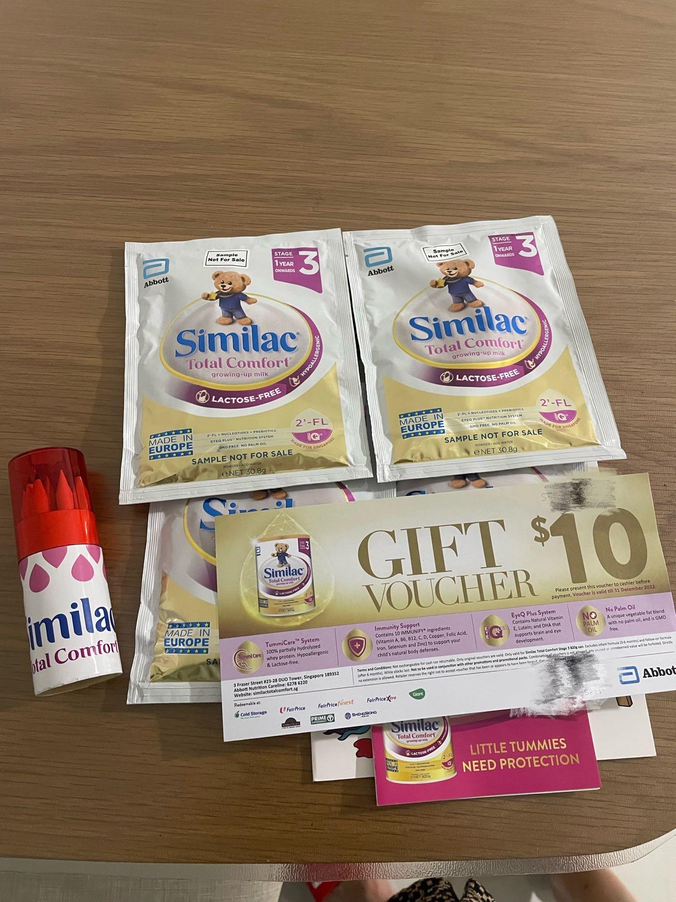 Similac Total Comfort Sachets 4x, Babies & Kids, Nursing & Feeding ...