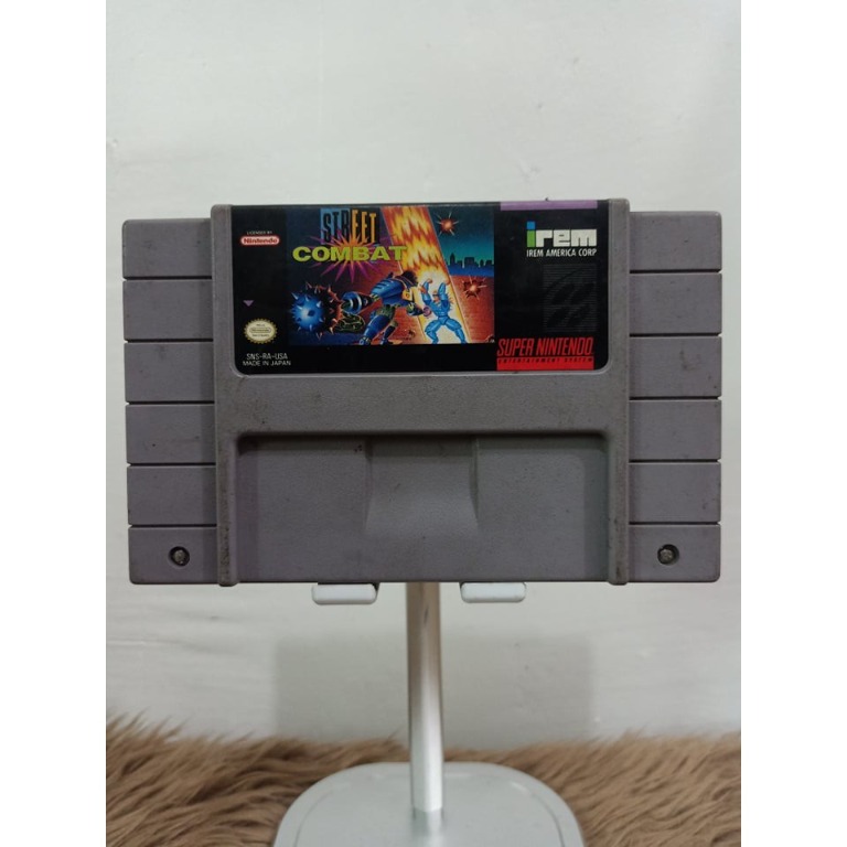 SNES Street Combat (Original US), Hobbies & Toys, Toys & Games on Carousell