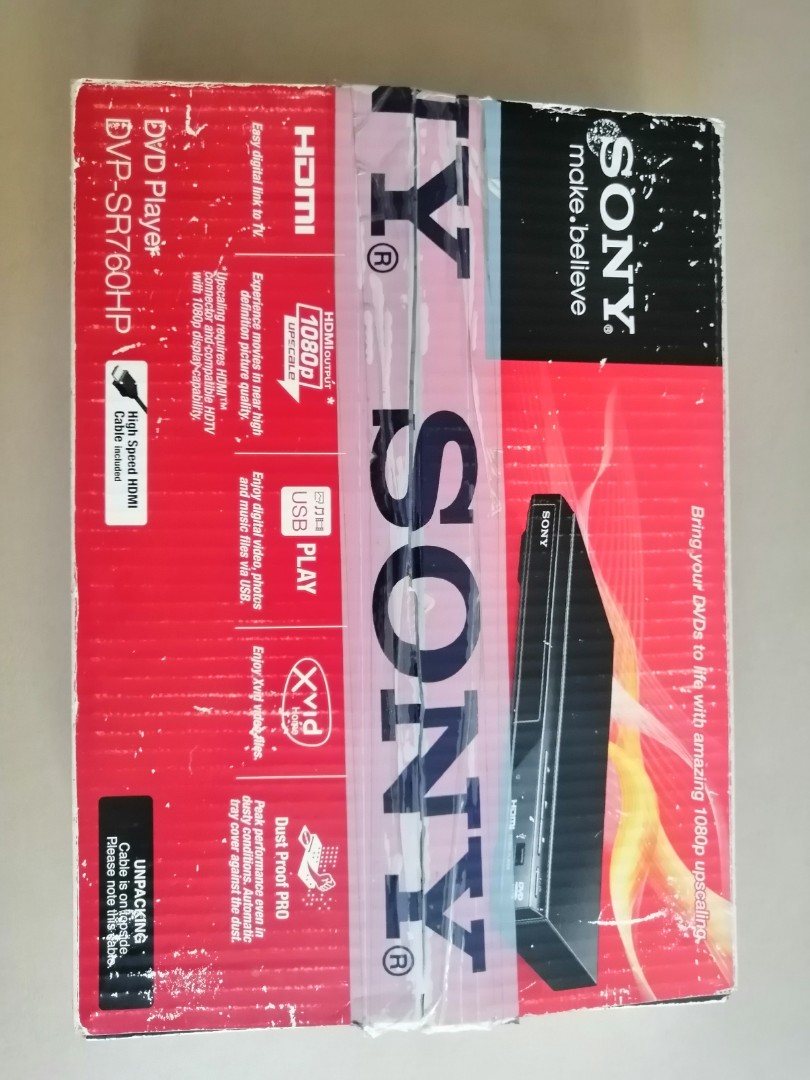 Sony DVD Player, Hobbies & Toys, Music & Media, CDs & DVDs on Carousell