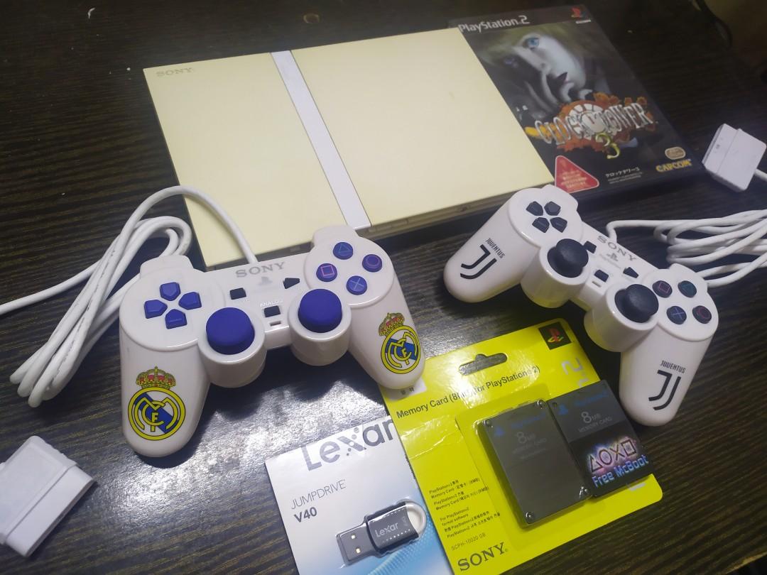 Sony Ps2 (white) + modded set FULLSET, Video Gaming, Video Game ...