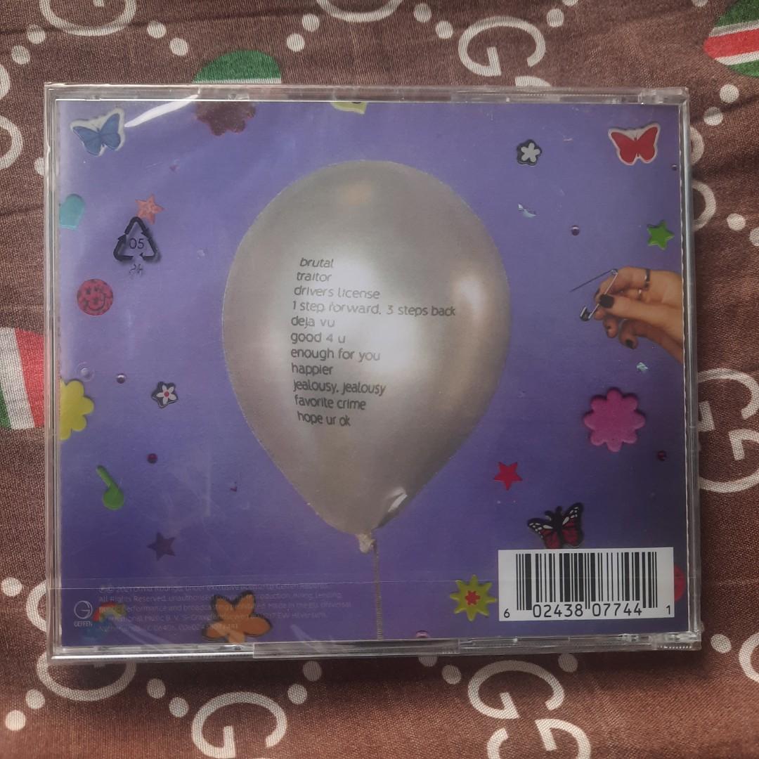 Sour cd album Olivia rodrigo, Hobbies & Toys, Music & Media, CDs & DVDs ...
