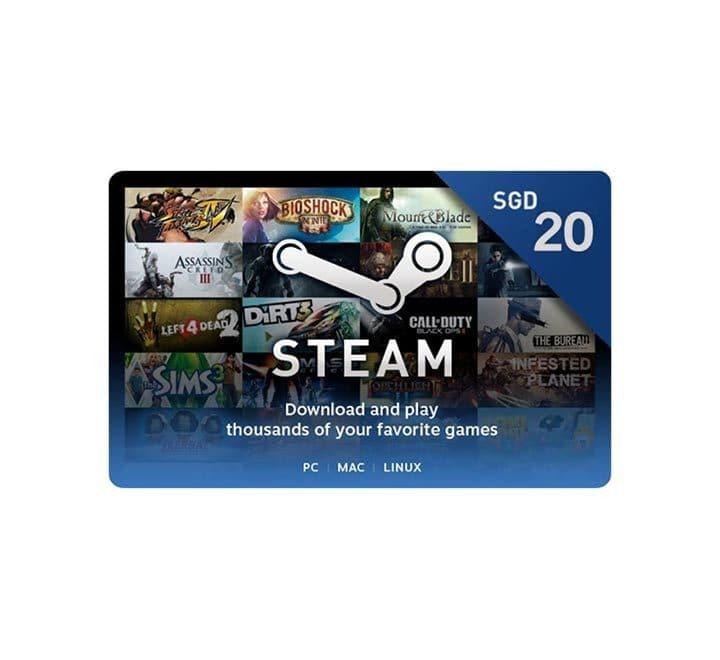 Steam giftcard 20sgd, Video Gaming, Gaming Accessories, Game Gift Cards ...