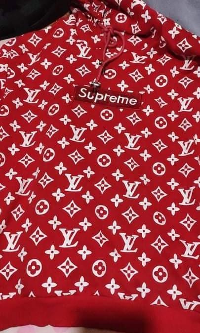 SUPREME AND LOUIS VUITTON COLAB, Luxury, Apparel on Carousell