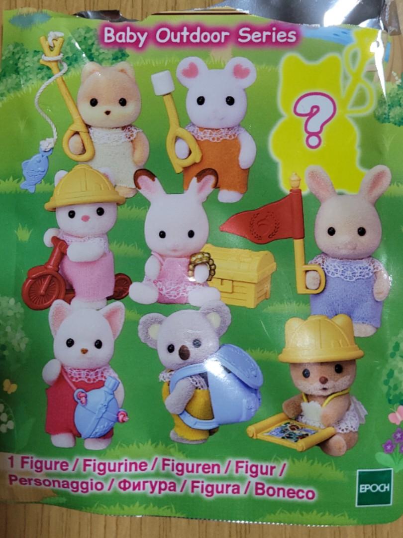 Sylvanian Families Baby Outdoor Series - Squirrel with Hat & Map ...