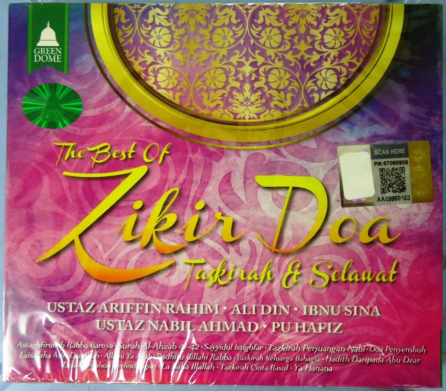 The Best of Zikir Doa Tazkirah And Selawat CD Ustaz Ariffin Rahim Ali ...