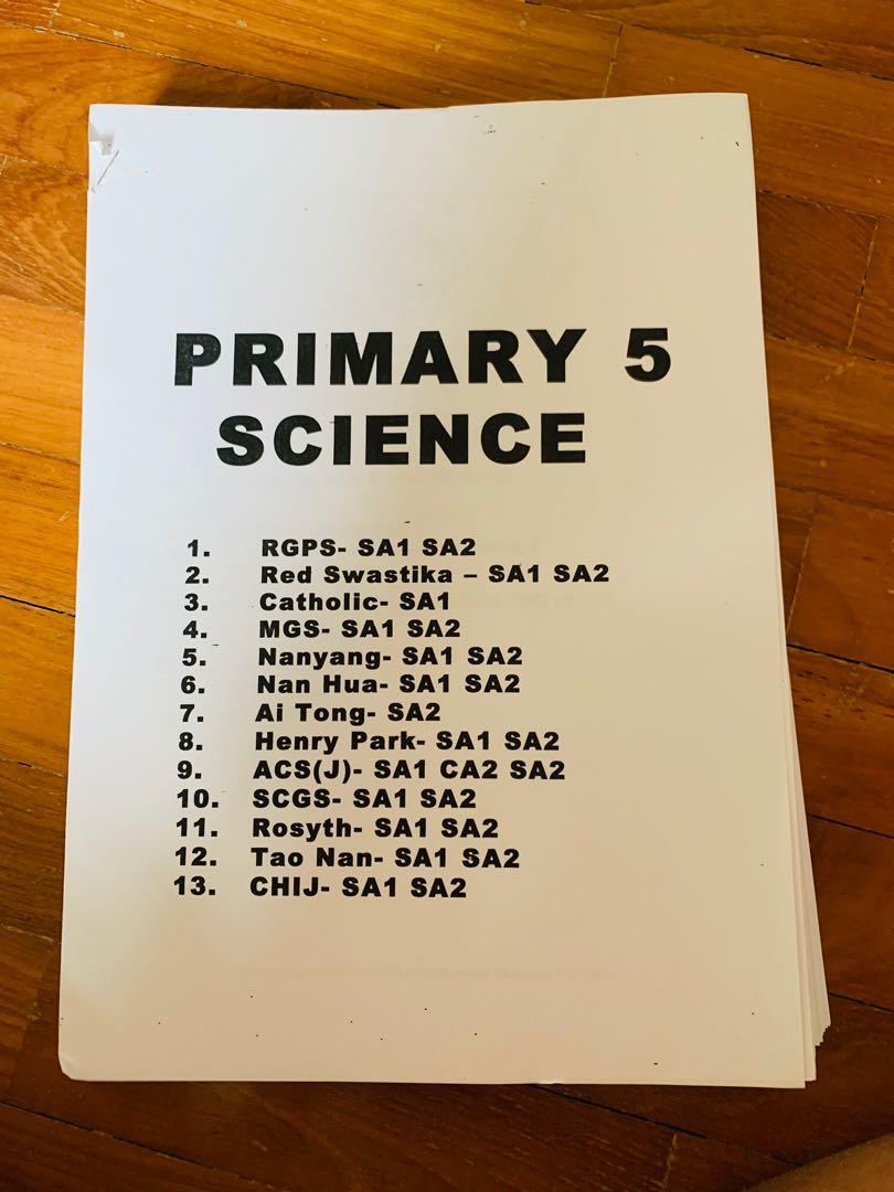 Top School Primary 5 Science Exam Papers, Hobbies & Toys, Books ...