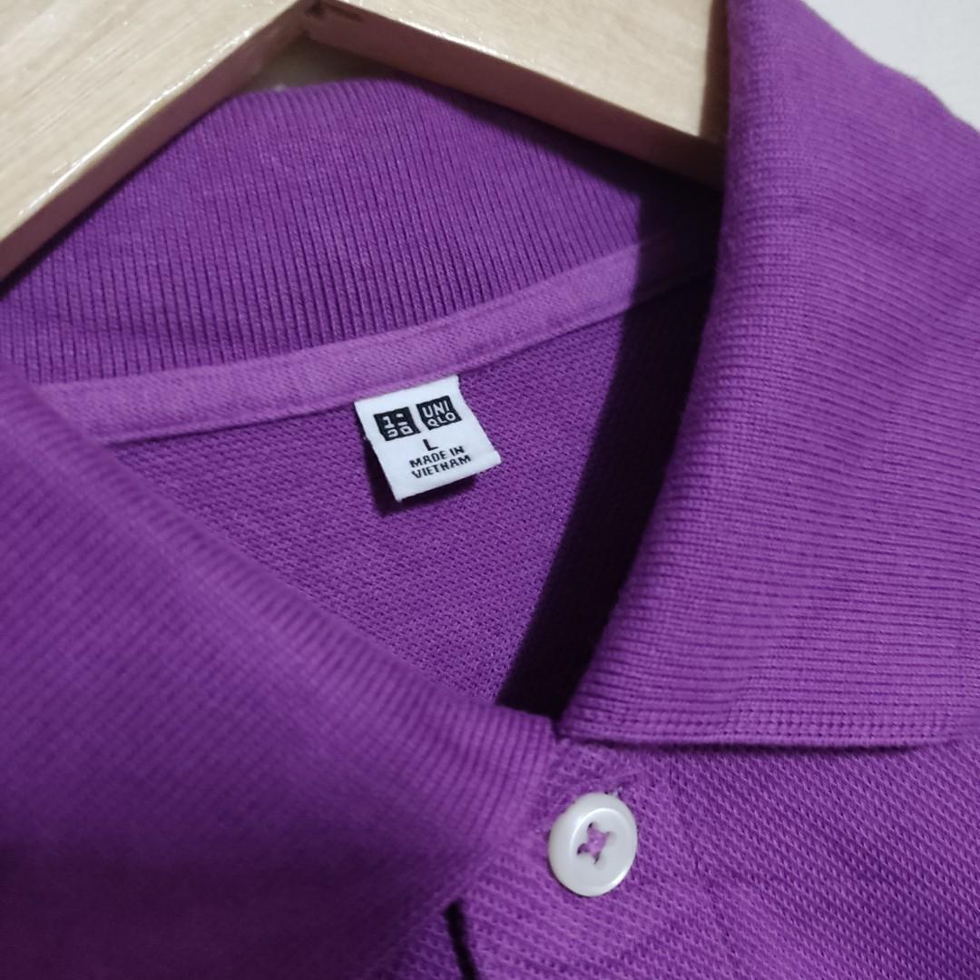 Uniqlo plain purple polo shirt, Men's Fashion, Tops & Sets, Tshirts ...