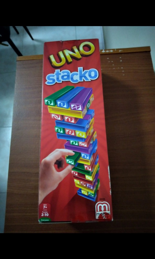 Uno Stacko by Mattel, Hobbies & Toys, Toys & Games on Carousell