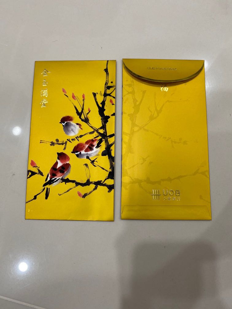 UOB Private bird red packets, Hobbies & Toys, Stationery & Craft, Other ...
