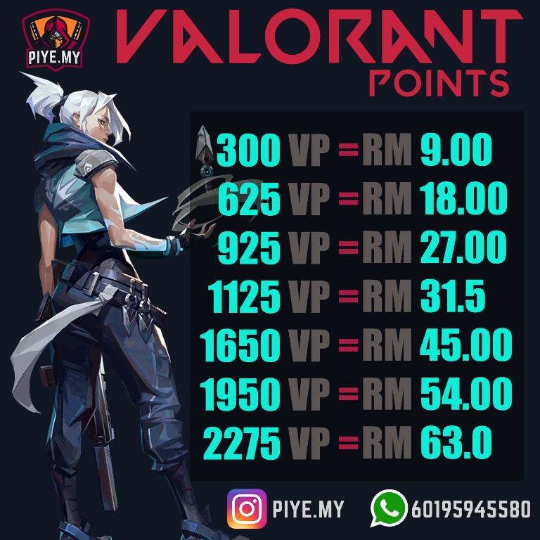 VALORANT POINTS UPDATED!, Video Gaming, Video Games, Others on Carousell